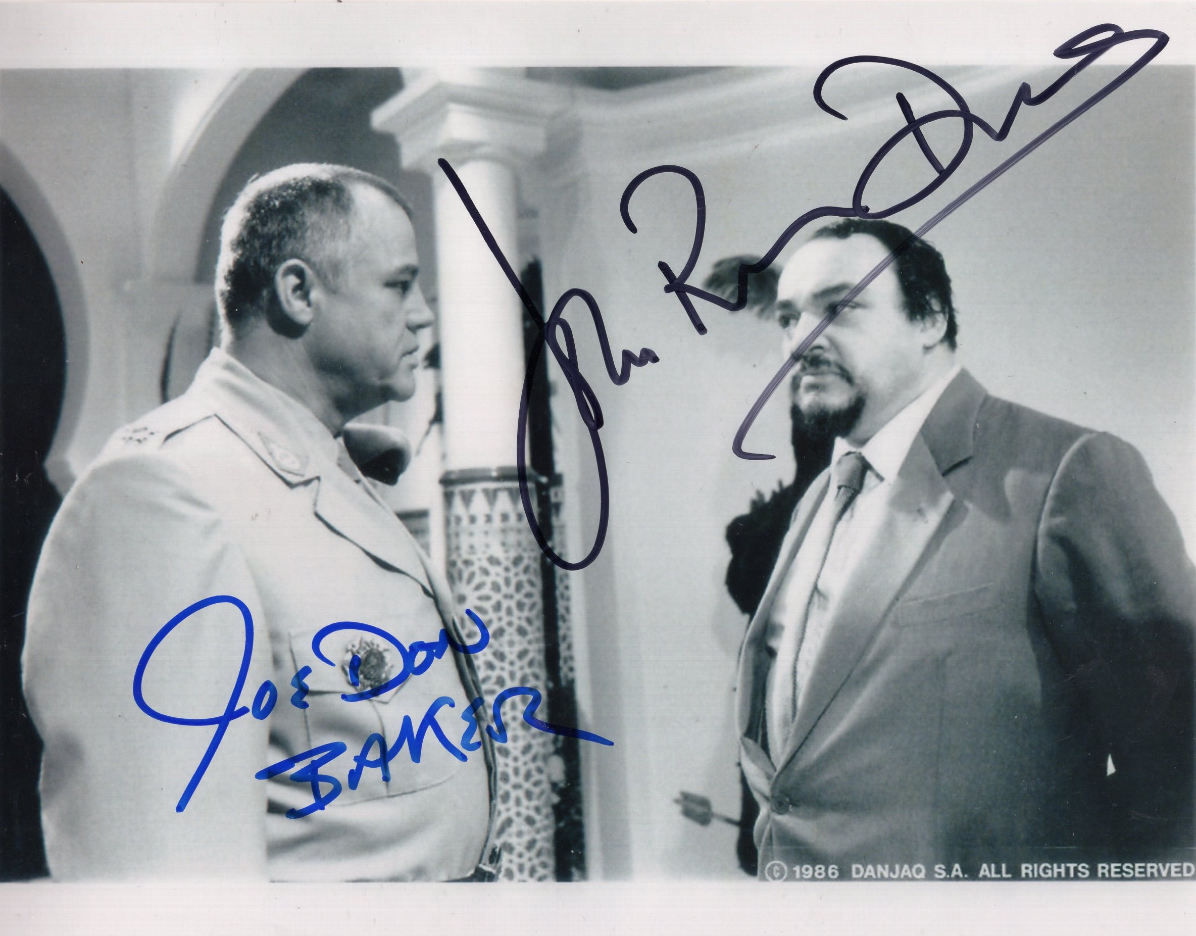 jrautogramme.de - Rhys-Davies, John & Baker, Joe Don - James Bond