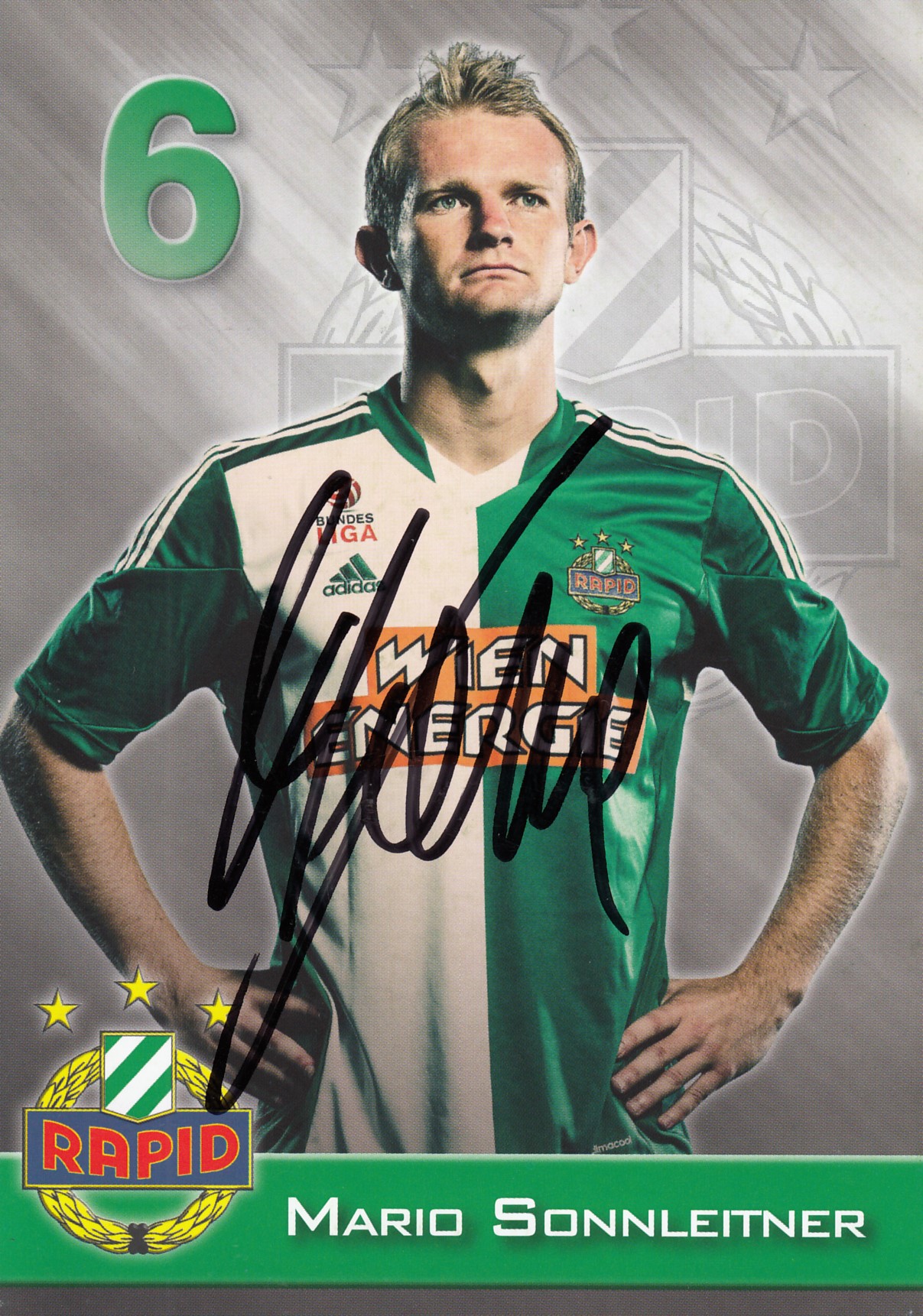 jrautogramme.de - Sonnleitner, Mario - Rapid Wien
